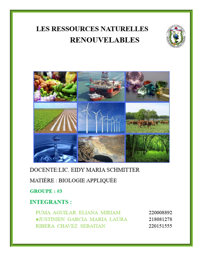 Gestion durable des ressources en eau | PDF | Biomasse (énergie ...