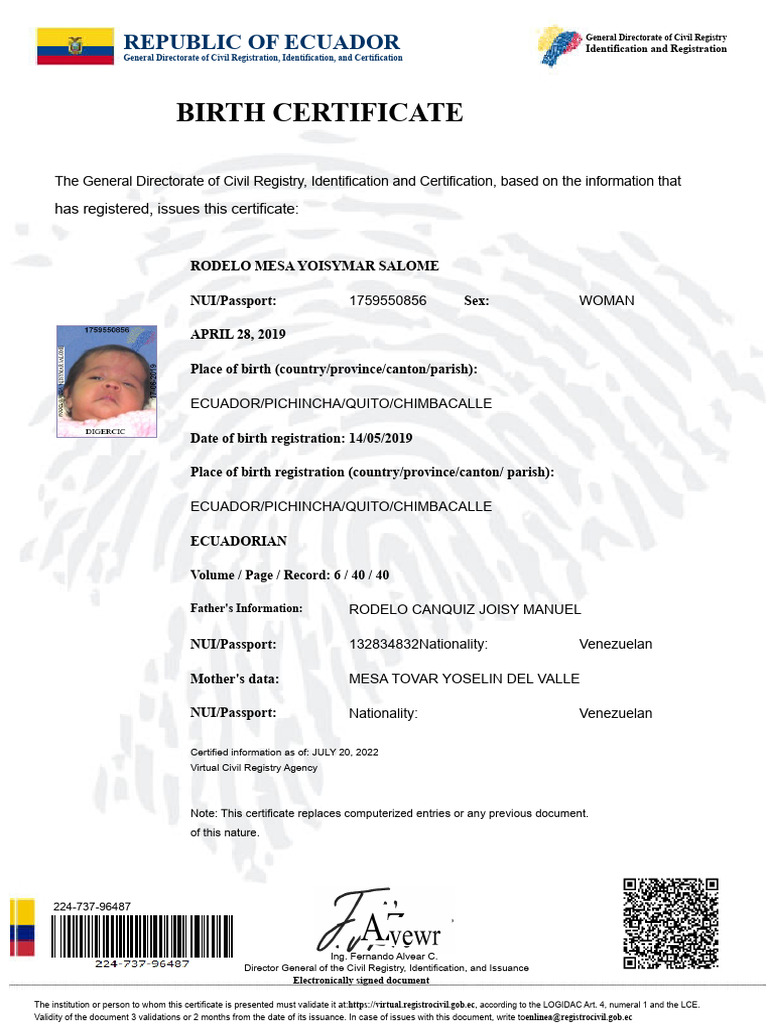 RC Birth Certificate 1759550856 | PDF | Birth Certificate | Identity ...