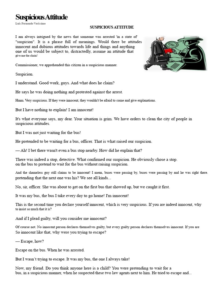 Understanding Suspicion in Society | PDF