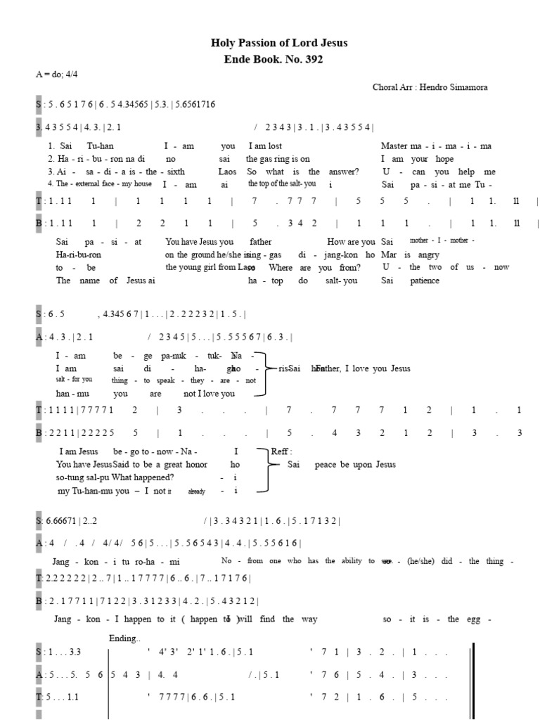 Score - Sai Pasiat | PDF