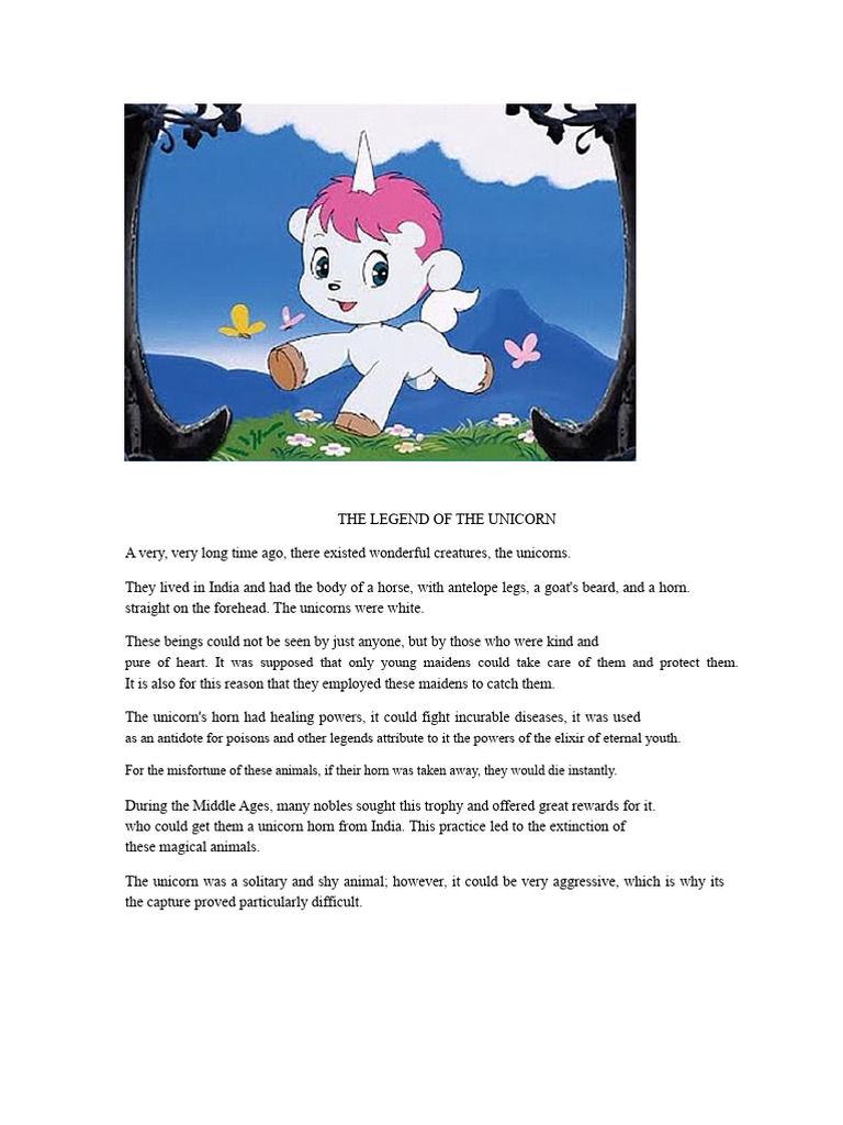 The Legend of The Unicorn | PDF