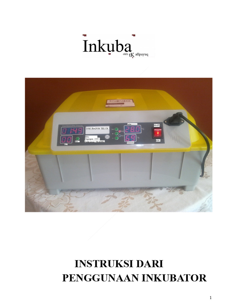 Manual Inkubator | PDF