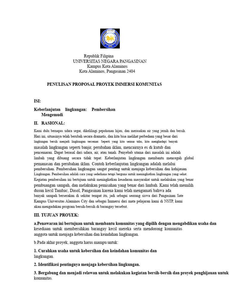 Proposal Proyek CWTS - Group 1 | PDF