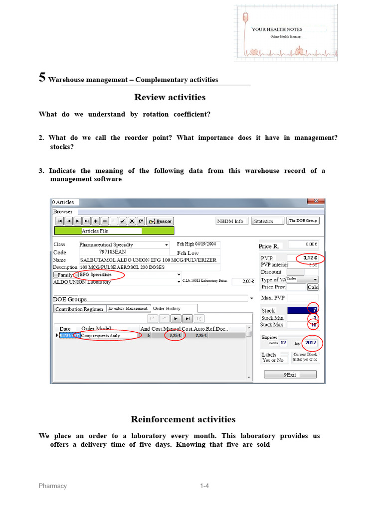 Warehouse Management Activities Guide | PDF | Inventory | Warehouse