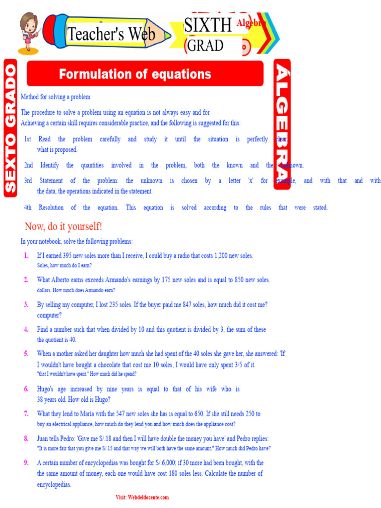 Algebra Problem Solving Techniques | PDF | Equations | Mathematics