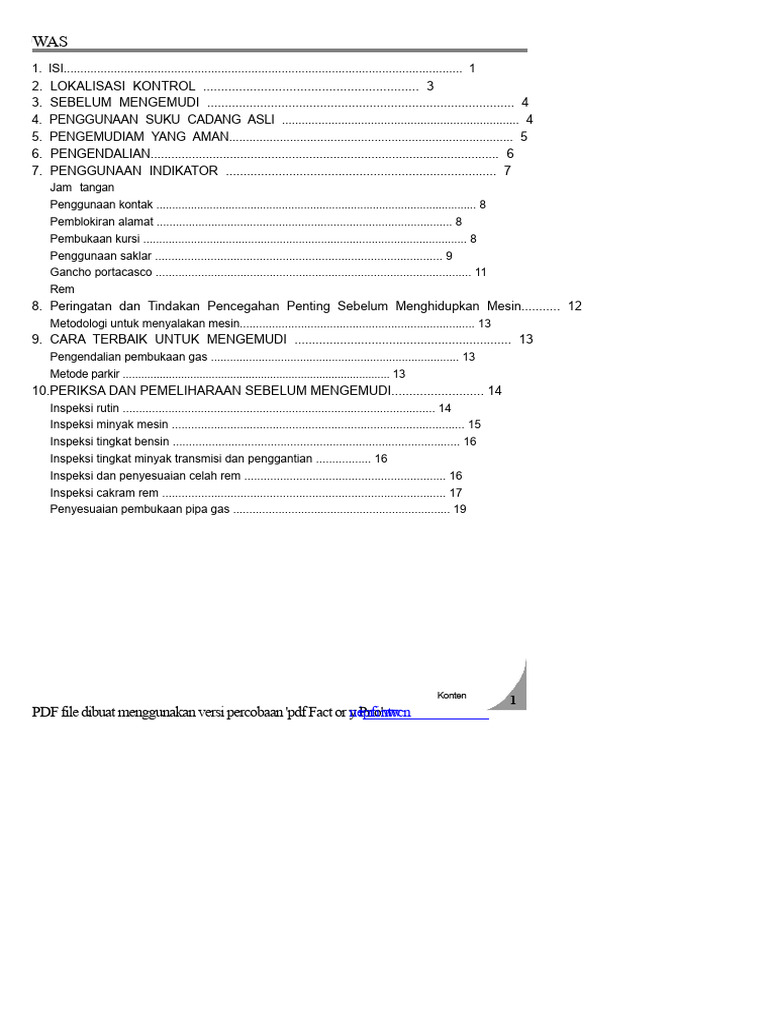 Manual Pengguna Sym Symphony S 125 | PDF