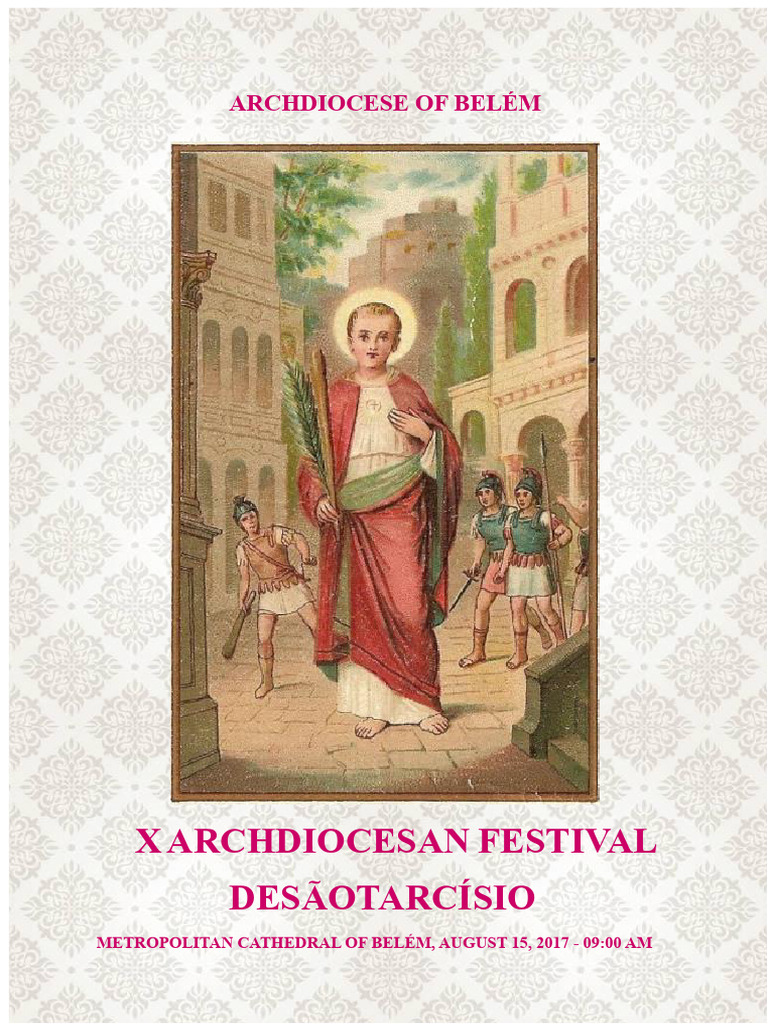 Saint Tarcisius Festival Rituals | PDF | Eucharist | God The Father
