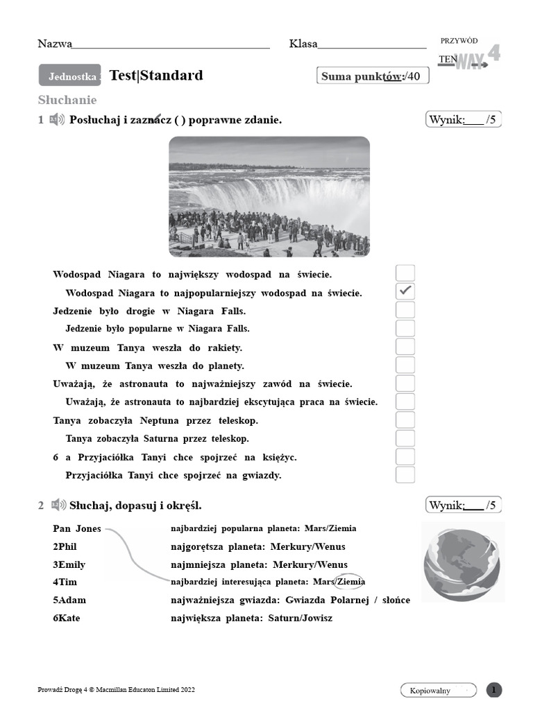 Testy LTW4 U03 Standard | PDF