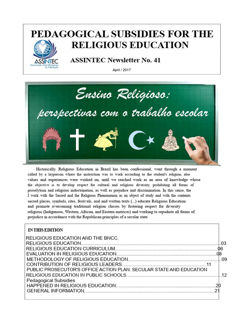 Brazil's Secular Religious Education Overview | PDF | Knowledge | Rituals