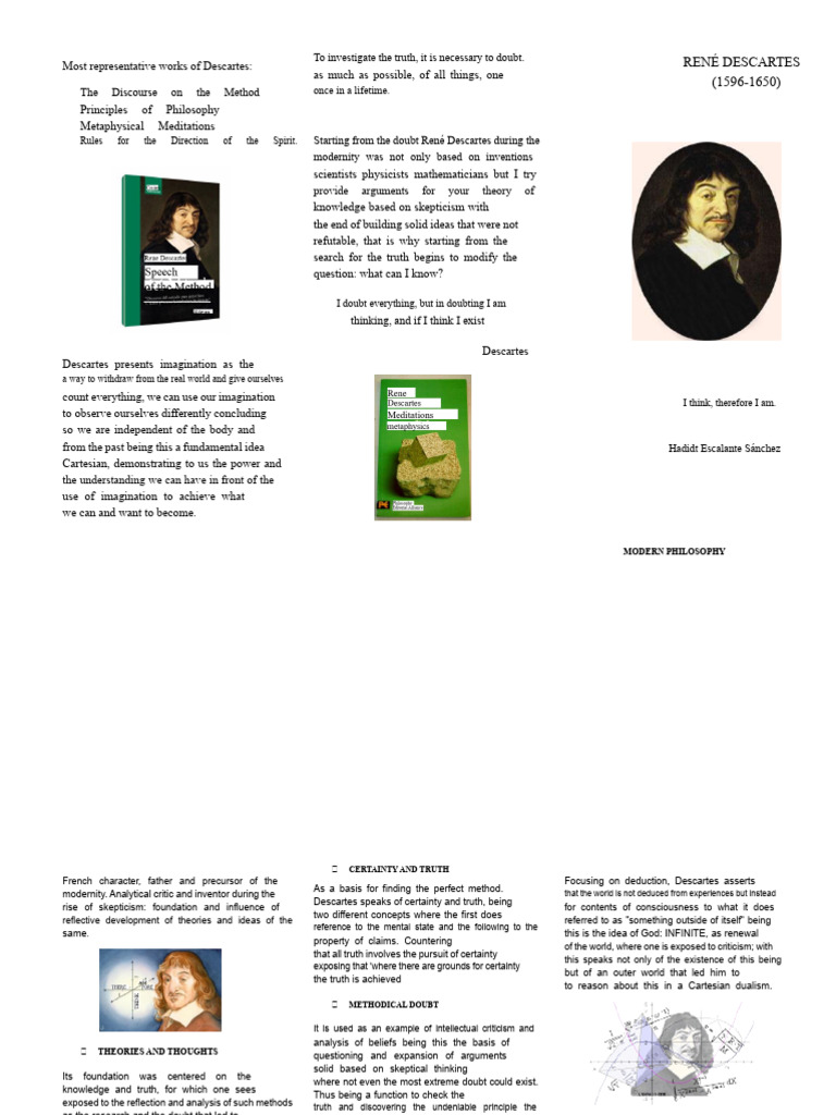 Descartes' Method of Doubt and Truth | PDF | René Descartes | Truth