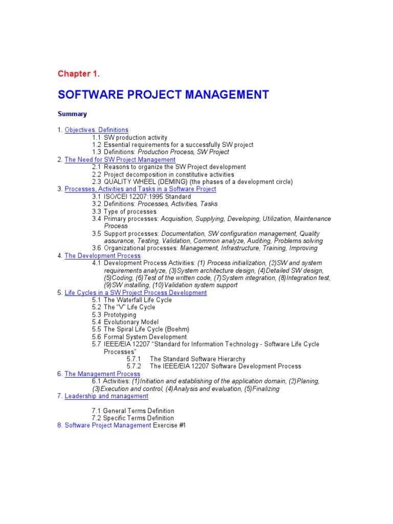 Chapter 01 | PDF | Software Development Process | Verification And ... Chapter 01 | PDF | Software Development Process | Verification And ...