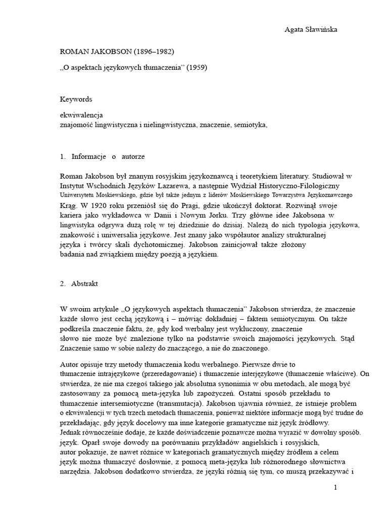 Jakobson, Roman | PDF
