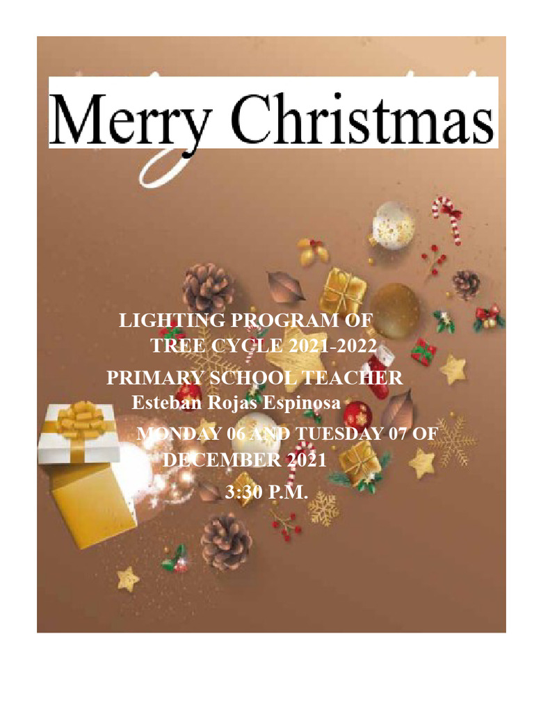 Christmas Program | PDF | Christmas