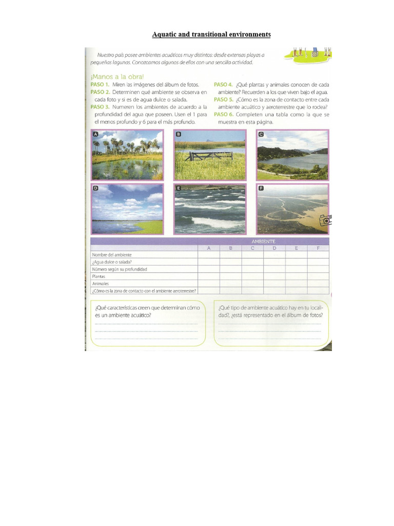Aquatic and Transitional Environments | PDF | Plants | Seed