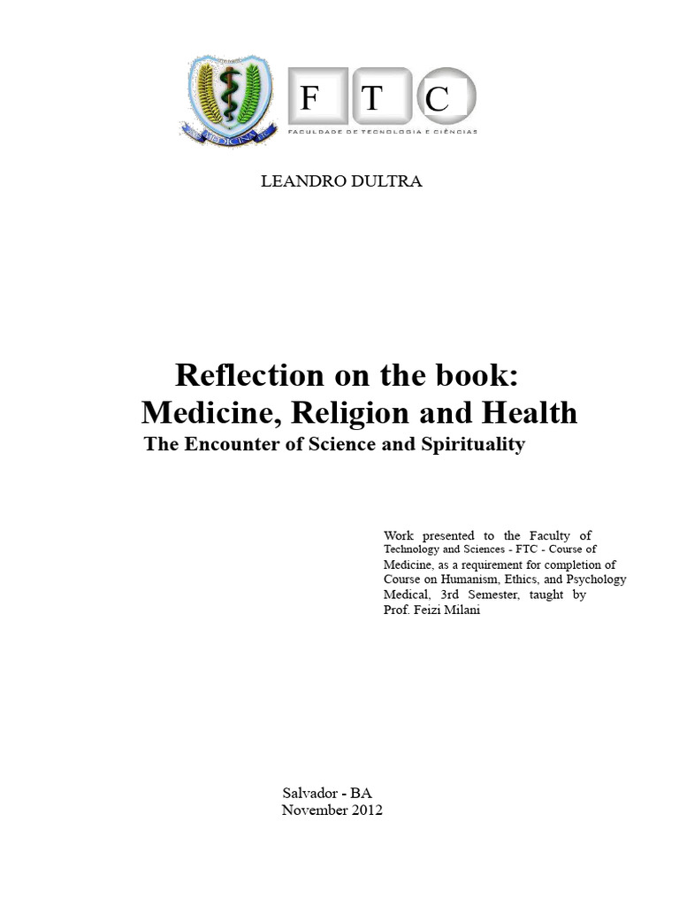 Medicine, Religion, and Health | PDF | Spirituality | Medicine