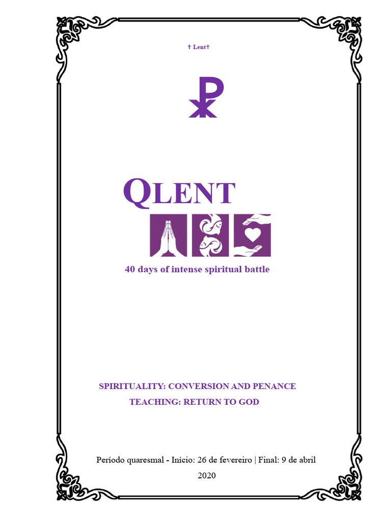 OK Lent Script-1 | PDF | Lent | Penance