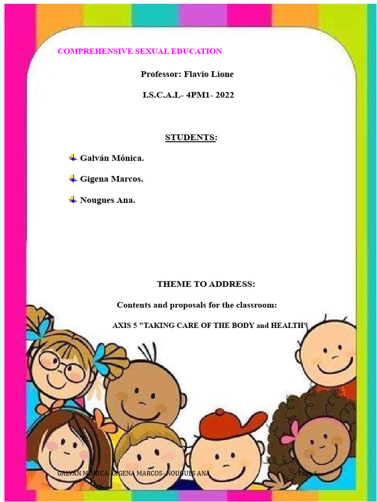 Comprehensive Sexual Education Iefi | PDF | Curriculum | Sex Education