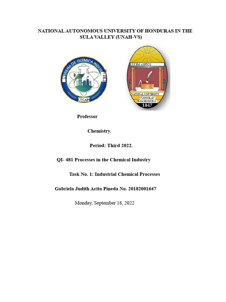Industrial Chemical Processes | PDF | Chemical Industry | Sodium Carbonate