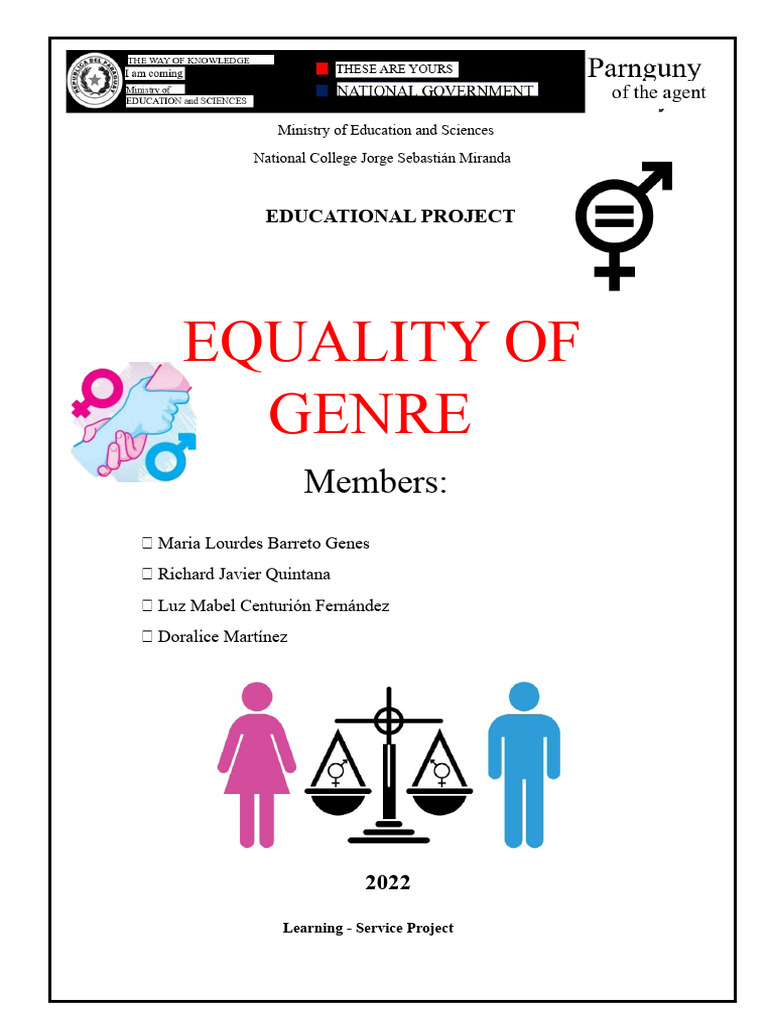 Gender Equality Educational Project | PDF | Social Equality | Gender ...