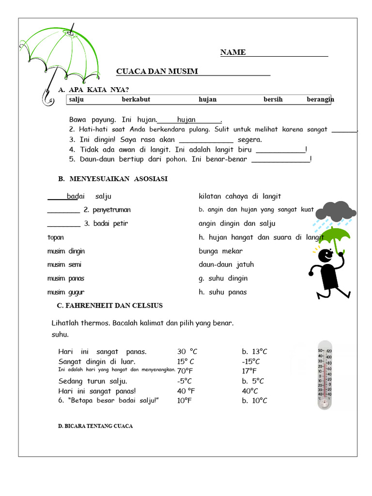 Cuaca Dan Musim 53858 | PDF