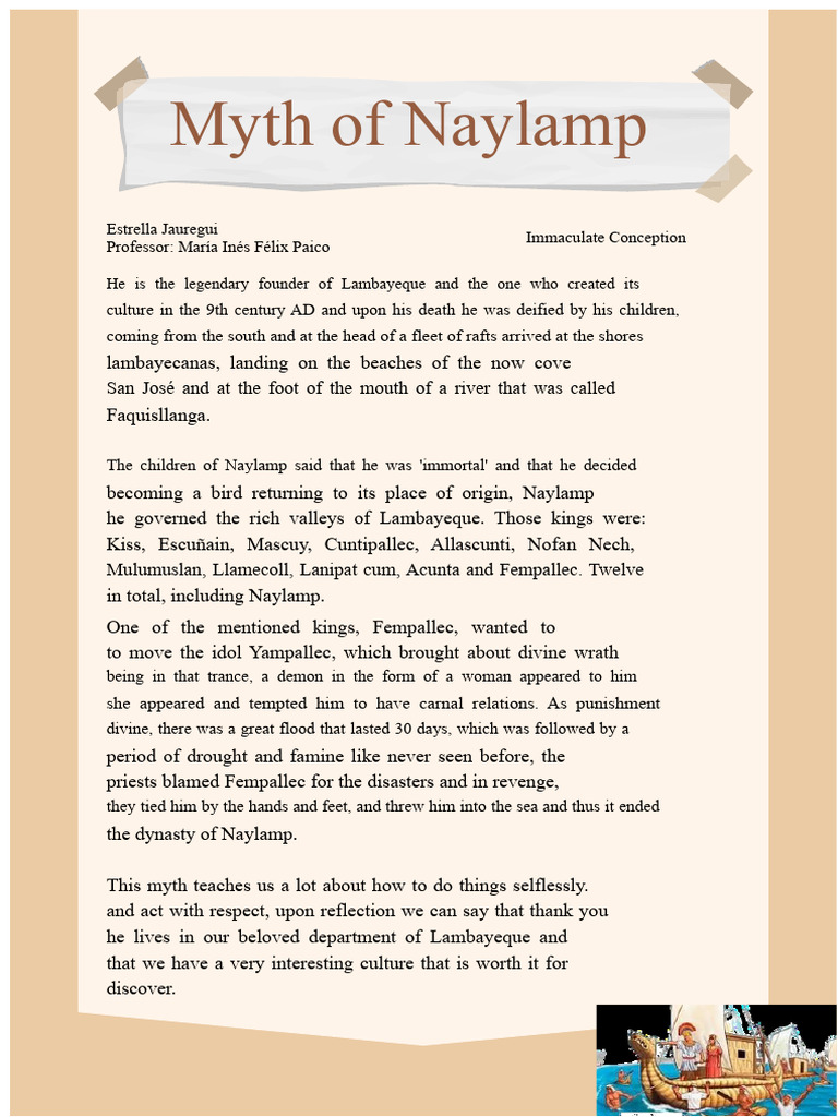 Myth of Naylamp | PDF