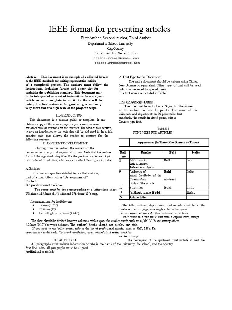 IEEE Format - Google Drive PDF | PDF | Paragraph | Letter Case