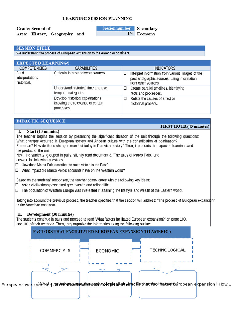 HGE - U7 - 2nd Grade - Session 01 | PDF | Christopher Columbus | Age Of ...