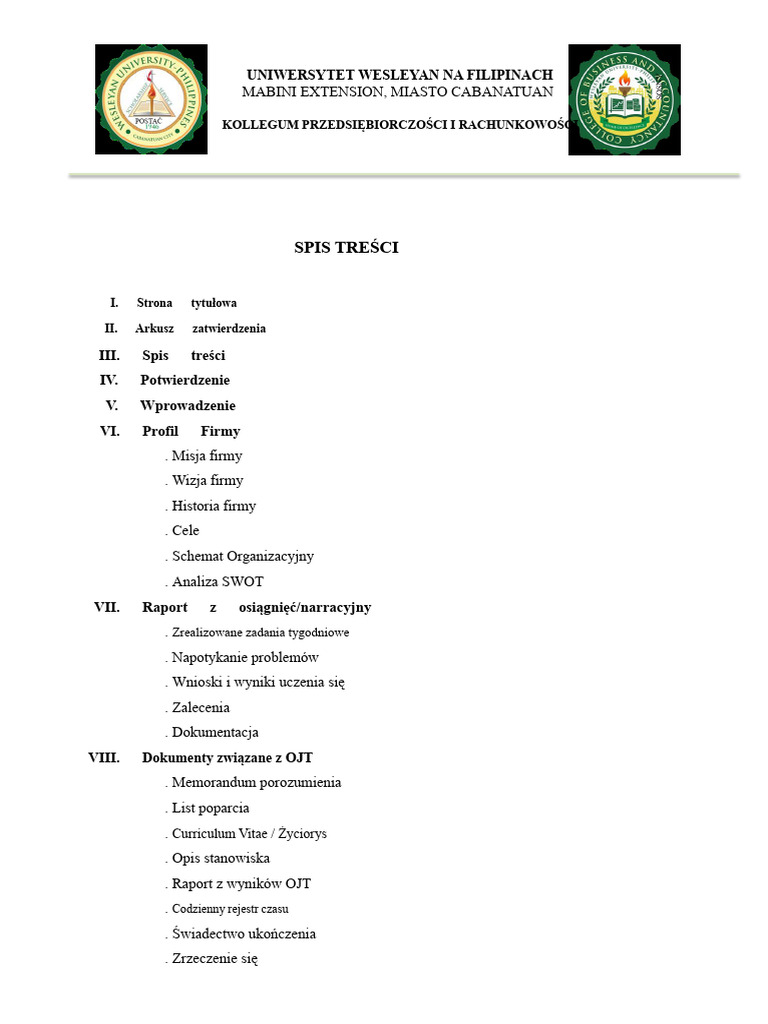 Spis Treści | PDF