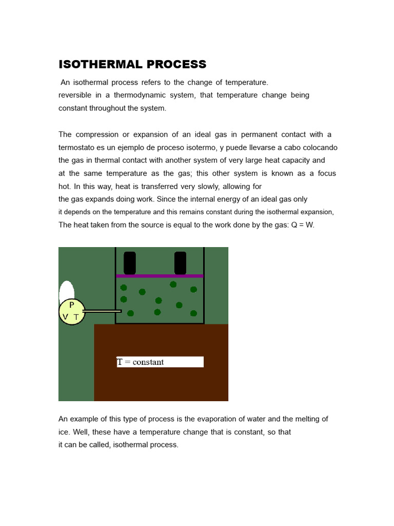 Isothermal and Adiabatic Process | PDF