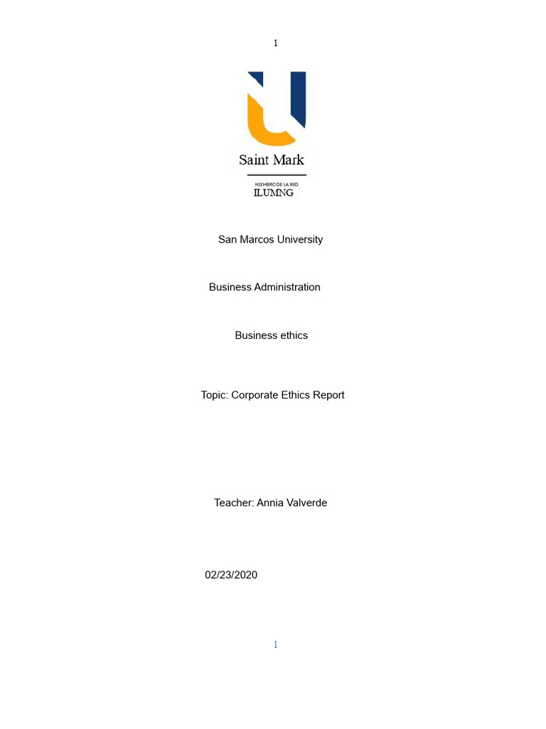 Business Ethics Teleclass Report | PDF | Rationality | Morality