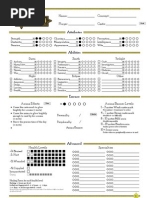 LOTRO Warden Gambit Cheat Sheet | PDF | Military Science | Leisure