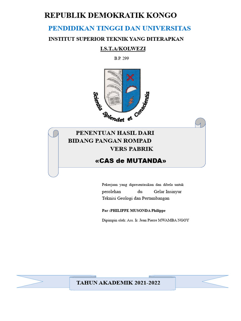 Optimasi Transportasi di Mutanda Mining | PDF