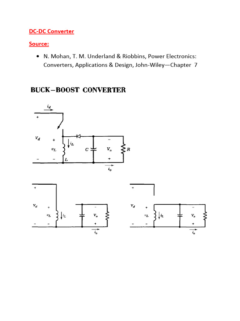 Overview of DC-DC Converters | PDF