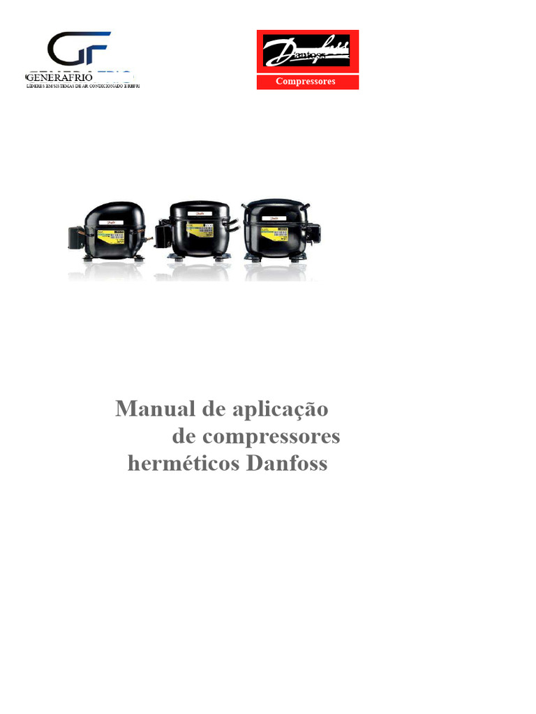 Manual de Compressores Herméticos Danfoss | PDF | Motores | Refrigeração