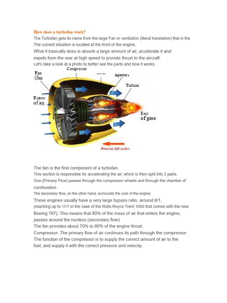How Turbofan Engines Work Explained | PDF | Jet Engine | Engines