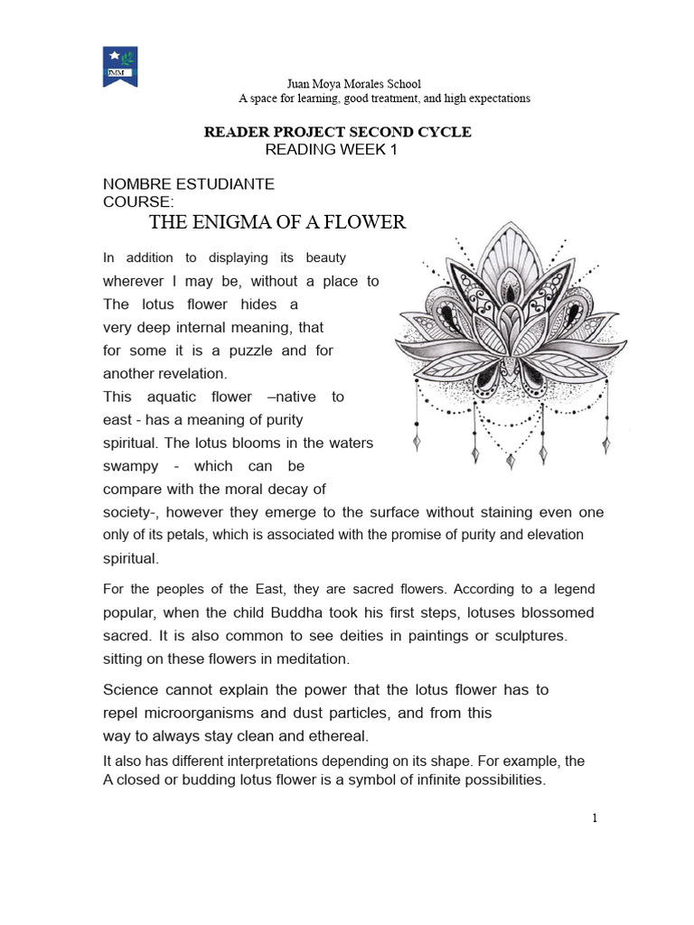 The Lotus Flower: Meaning & Germination Guide | PDF | Seed | Water