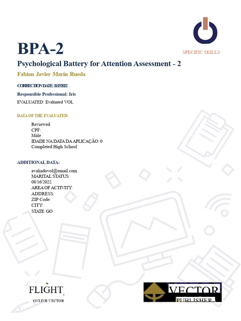 Complete Result Model Bpa 2 | PDF | Attention | Psychology