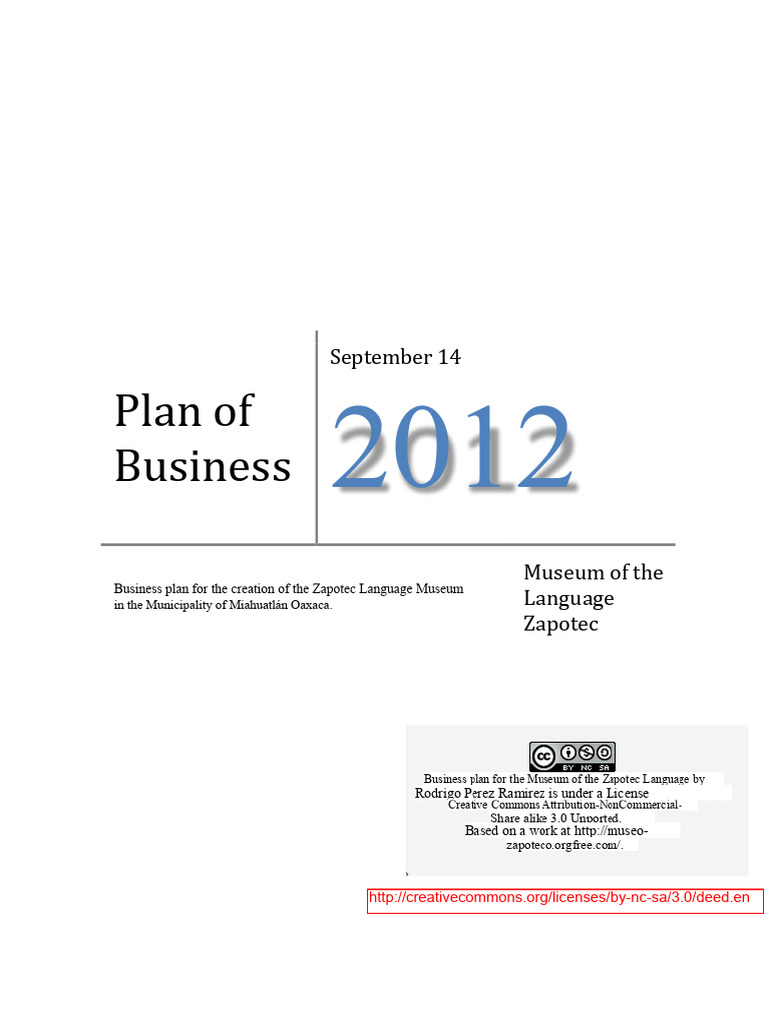 Business Plan Museum | PDF | Tourism | Mexico