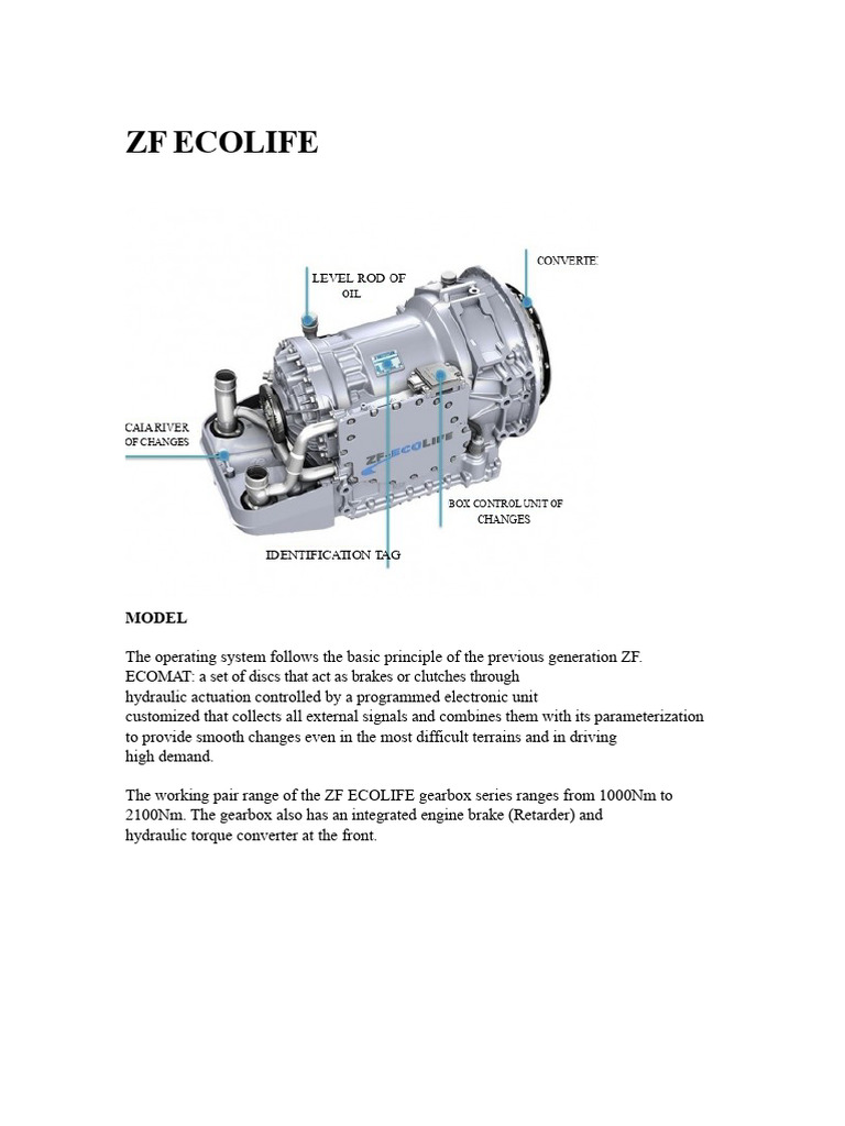 ZF Ecolife | PDF | Clutch | Brake