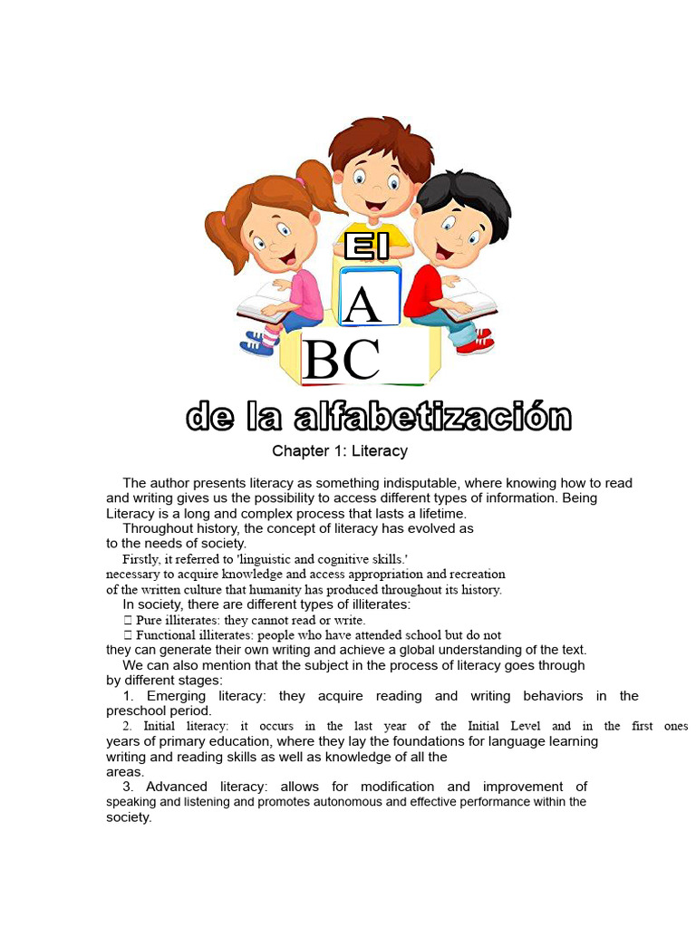 The ABC of Literacy | PDF | Literacy | Knowledge