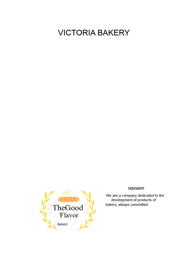 Victoria Bakery | PDF | Baking | Breads