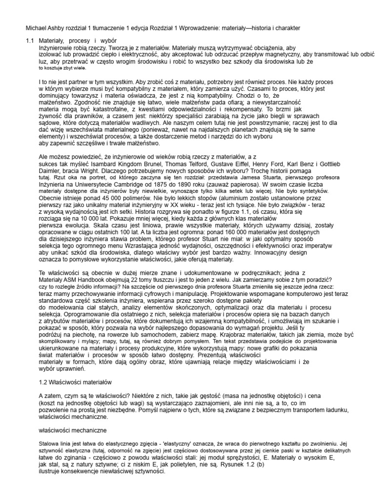 Michael Ashby Rozdział 1 Tłumaczenie 1 Wydanie 1 | PDF
