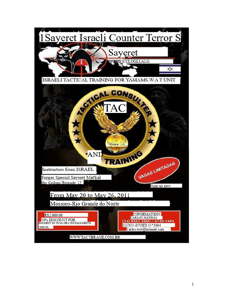 Israeli Counter-Terrorism Training Course | PDF | Suicide Attack ...