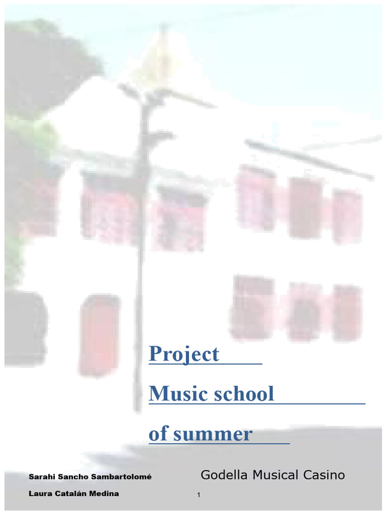 Summer Music School Program 2024 | PDF | Dances | Performing Arts