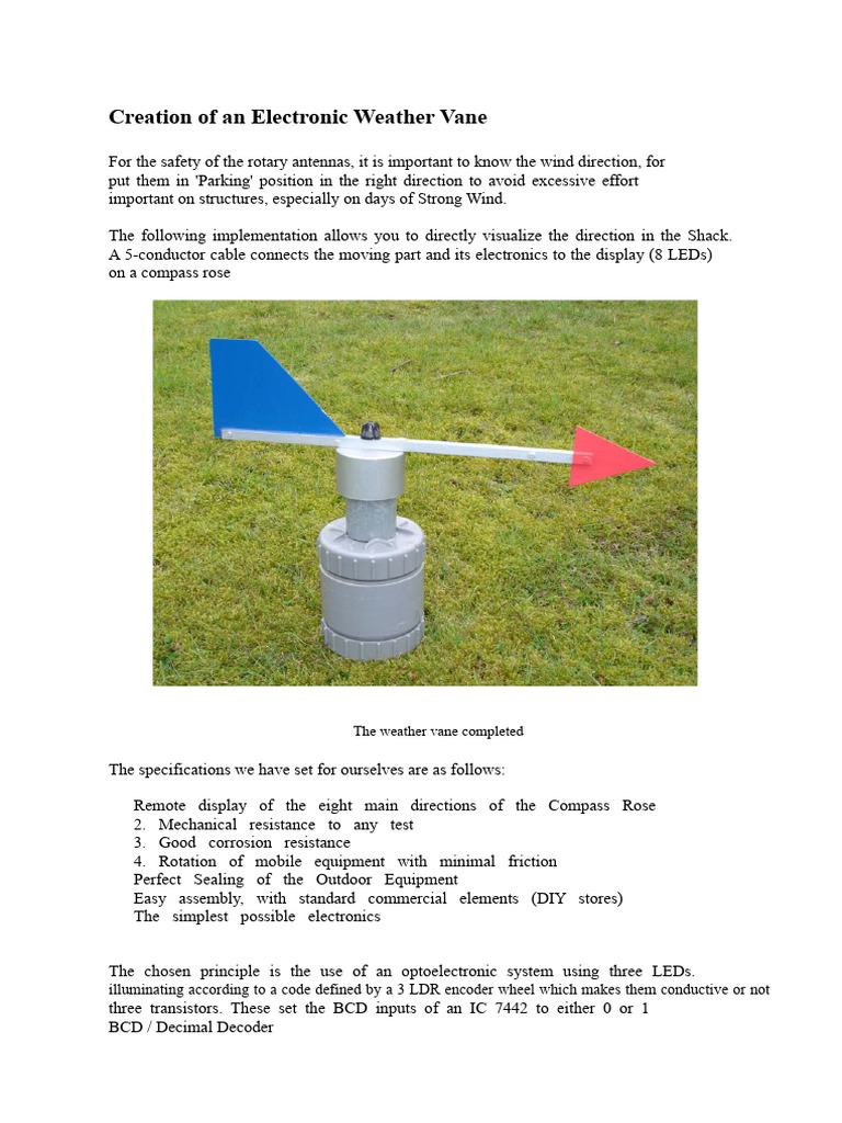Weather Vane | PDF | Screw | Binary Coded Decimal