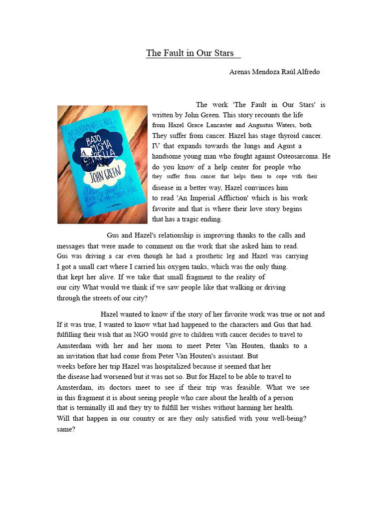 The Fault in Our Stars | PDF