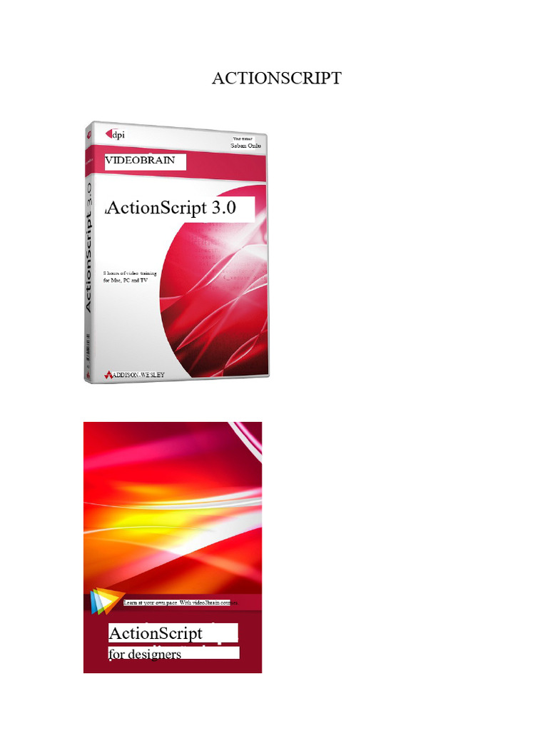 Action Script | PDF | Action Script | Class (Computer Programming)