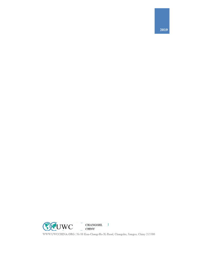 Podręcznik Studencki UWCCSC | PDF