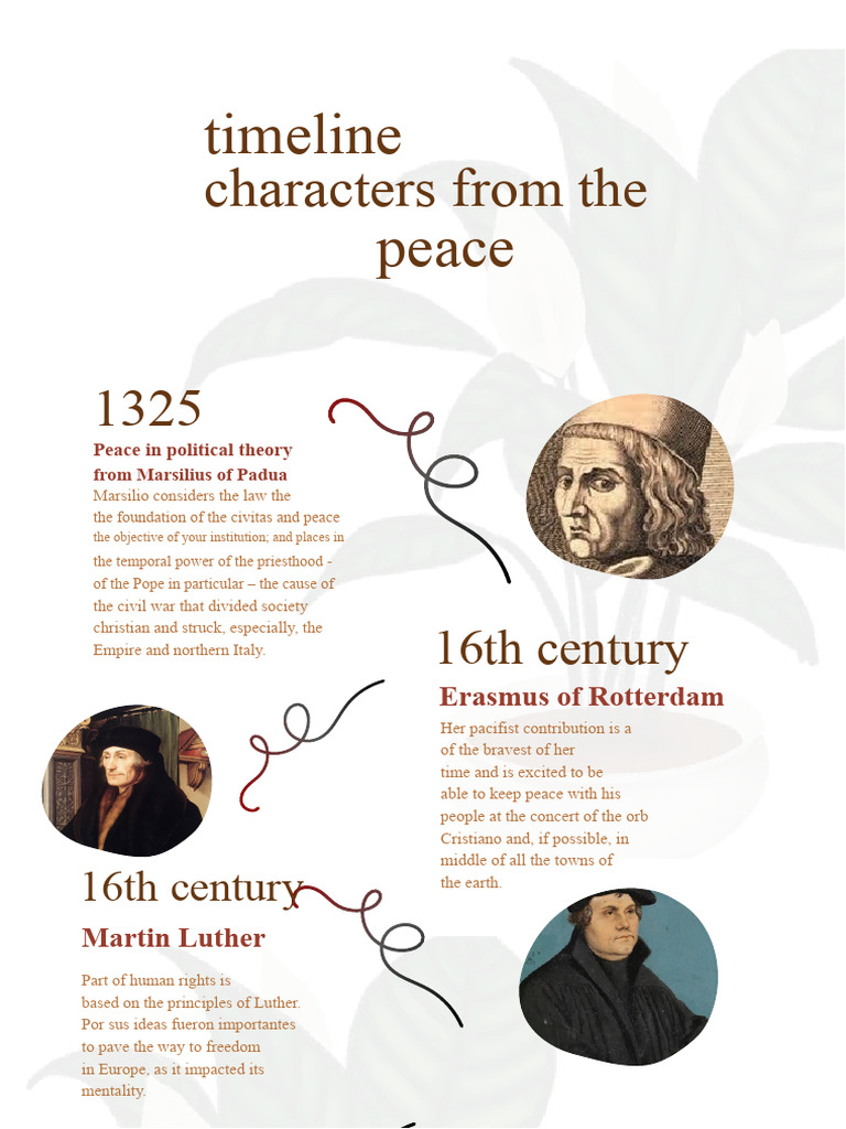 Key Figures in Peace Theory | PDF | Peace | Pacifism