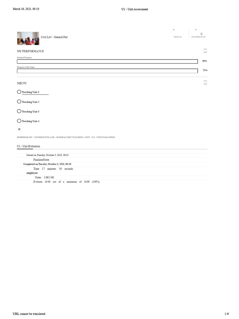 U1 - Unit Evaluation | PDF | Domicile (Law) | Justice